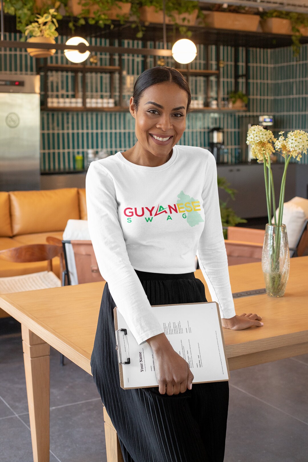 Guyanese Swag Guyana Map Women's Sweatshirt - Etsy