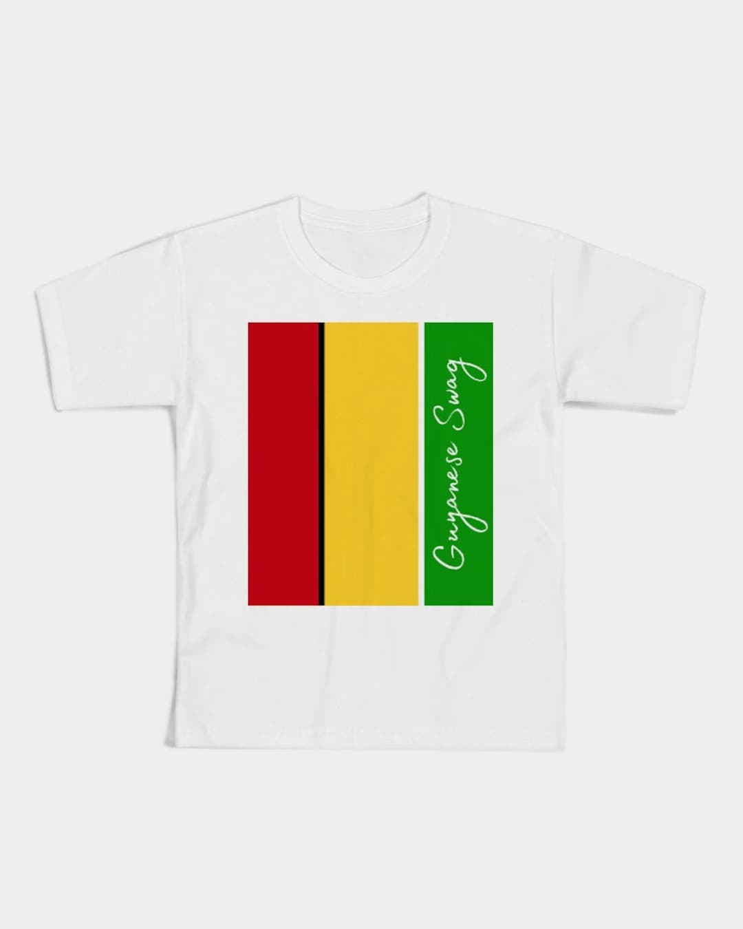 Guyanese Swag Ice Gold Green Kids Graphic Tee - Etsy