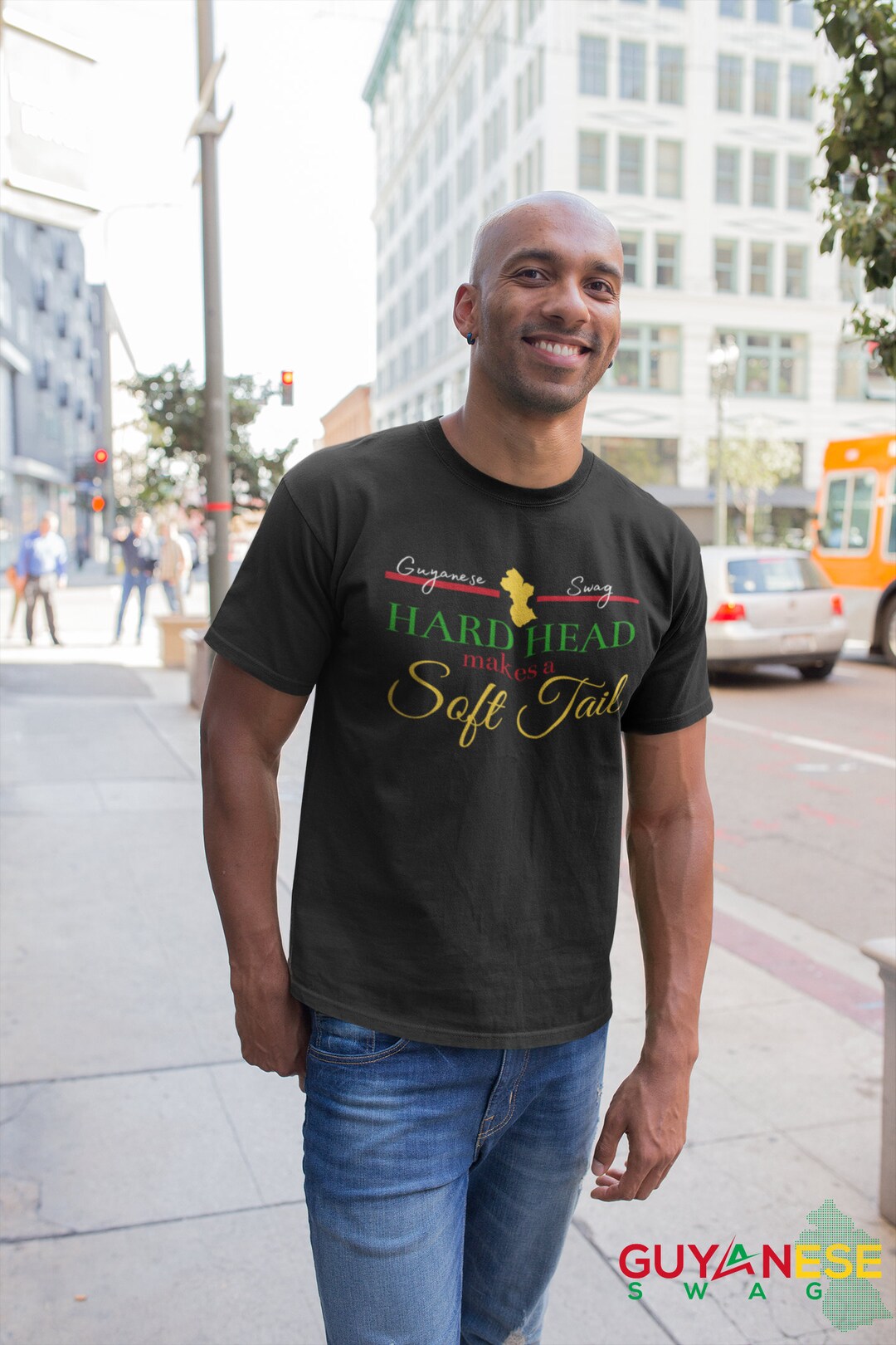 Guyanese Quote hard Head Makes A Soft Tail - Etsy