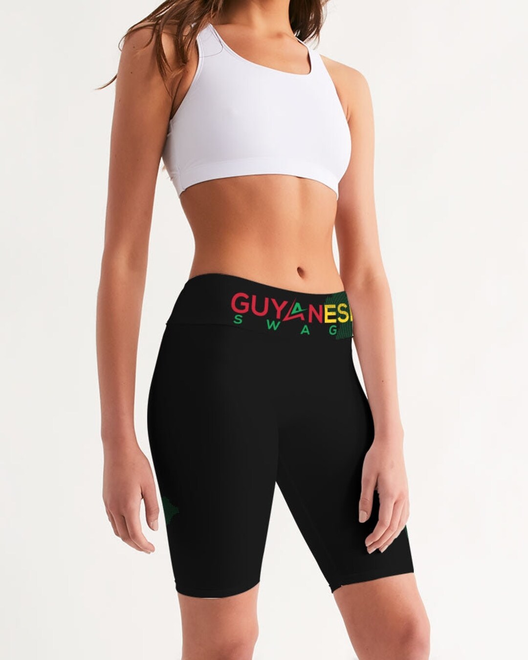 Guyanese Swag Guyana Map Women's Mid-rise Bike Shorts - Etsy