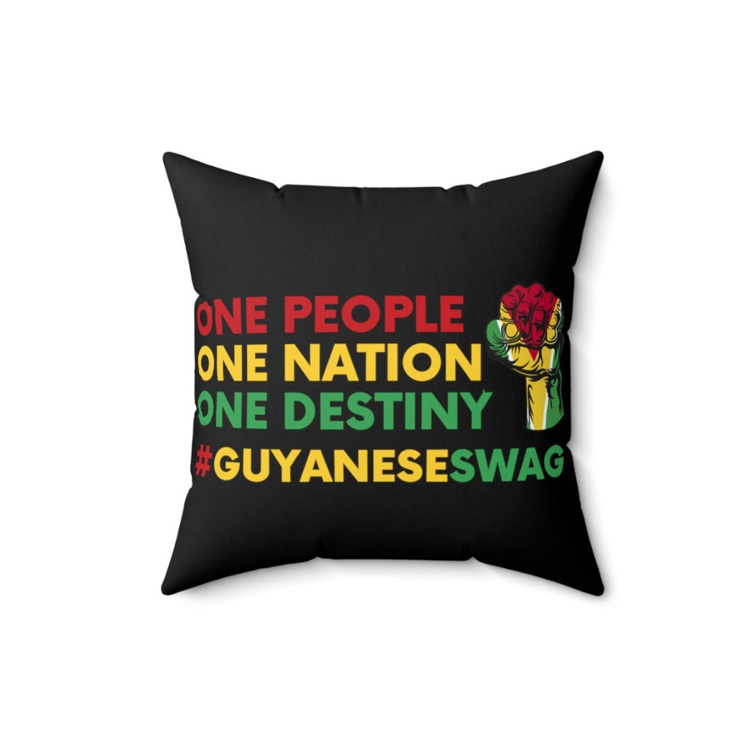 Guyanese Swag One People One Nation One Destiny,personalized Art Spun ...
