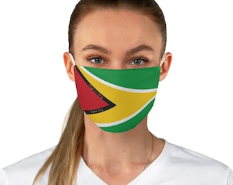 2 Pack Guyana Face Mask Guyanese Flag Washable Cotton Cloth - Etsy