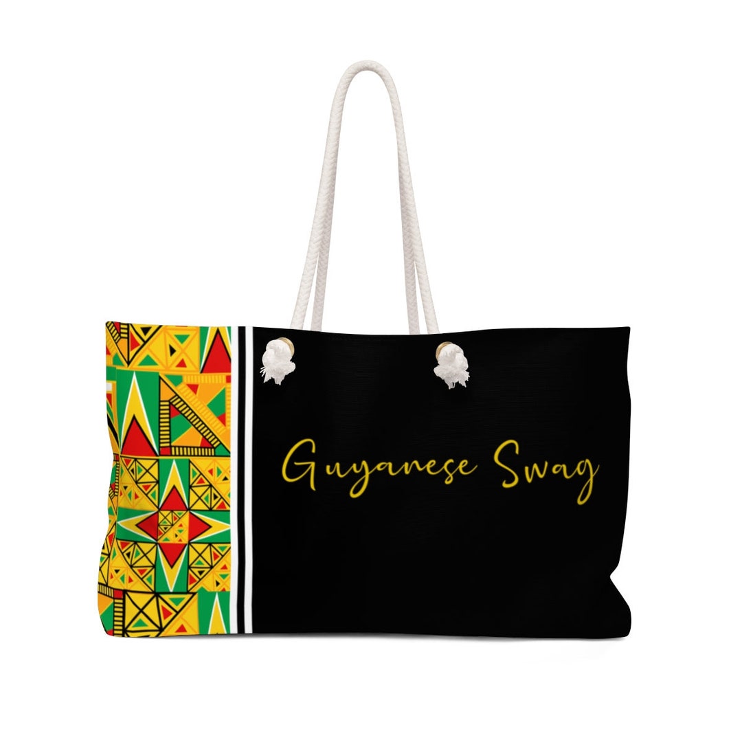 Guyanese Swag Guyana Tribal Print Weekender Bag - Etsy