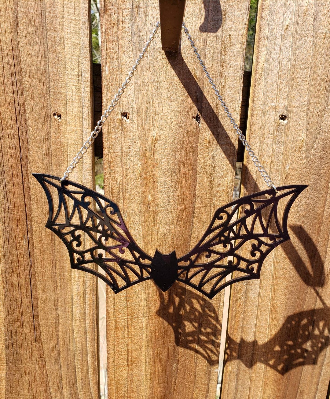 Resin Filigree Bat - Etsy