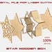 Wooden Star Box Laser Cut Dxf File, SVG CDR File Wooden Box for Gift ...
