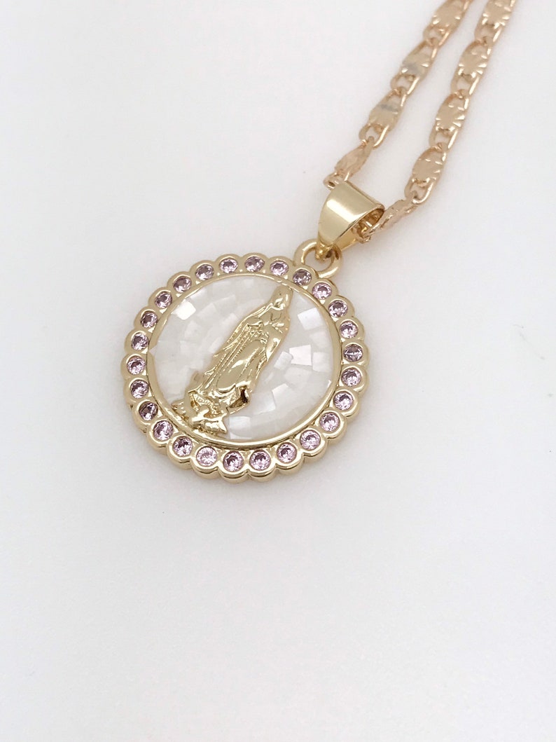 Cadena Y Medalla De La Virgen De Guadalupe - Etsy