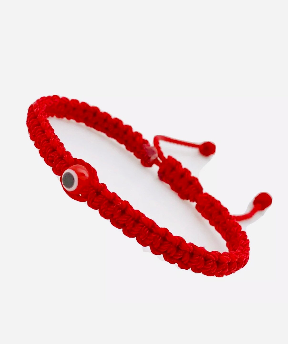 Pulsera Roja Tejida Con Ojo Turco Para Protecion - Etsy