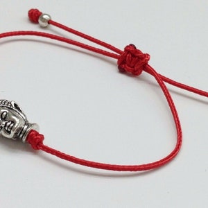 Buddha Red String Bracelet Pulsera Roja De Buddha - Etsy