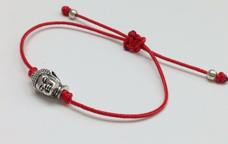 Buddha Red String Bracelet Pulsera Roja De Buddha | Etsy