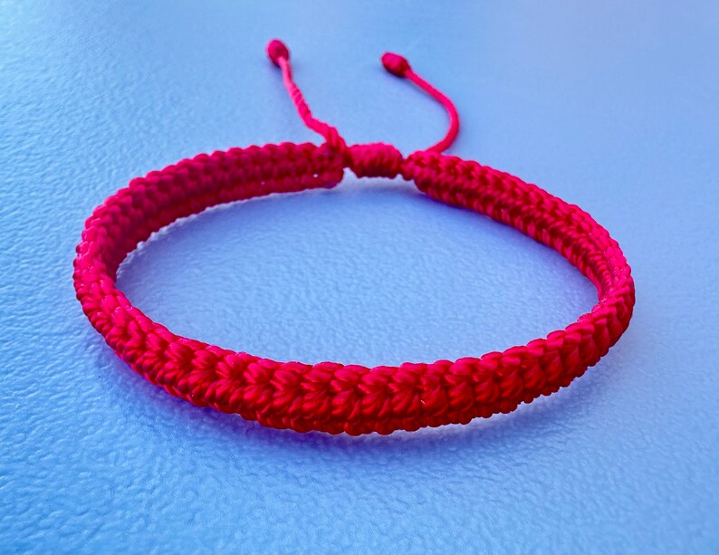 Pulsera Roja Para Proteccion Tejida Doble - Etsy