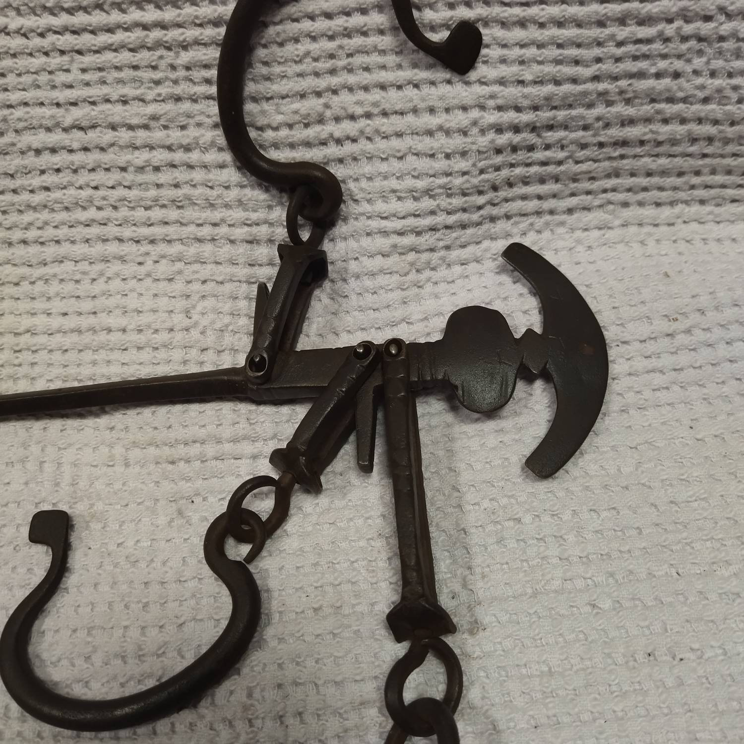 Antique Turkish Ottoman Scale Hanging Wrought Iron Contra - Etsy