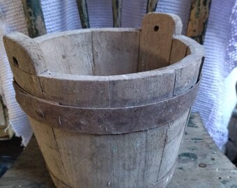 Primitive Bucket - Etsy