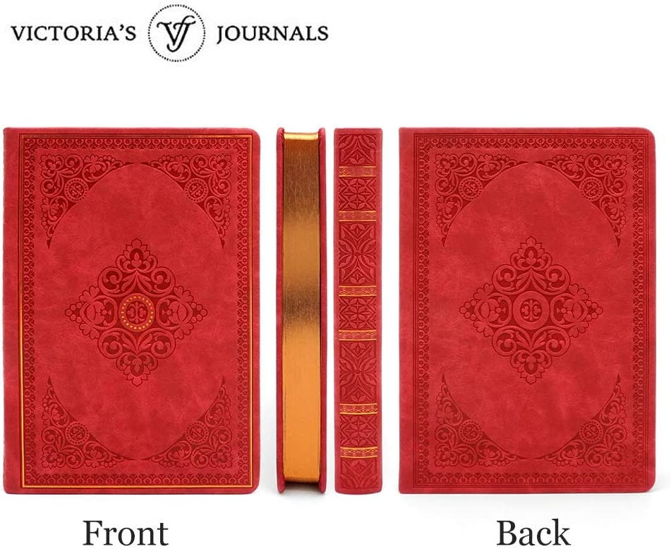 Victoria's Journals Vintage Style Diary for Men and Women 14x20cm, 256p ...