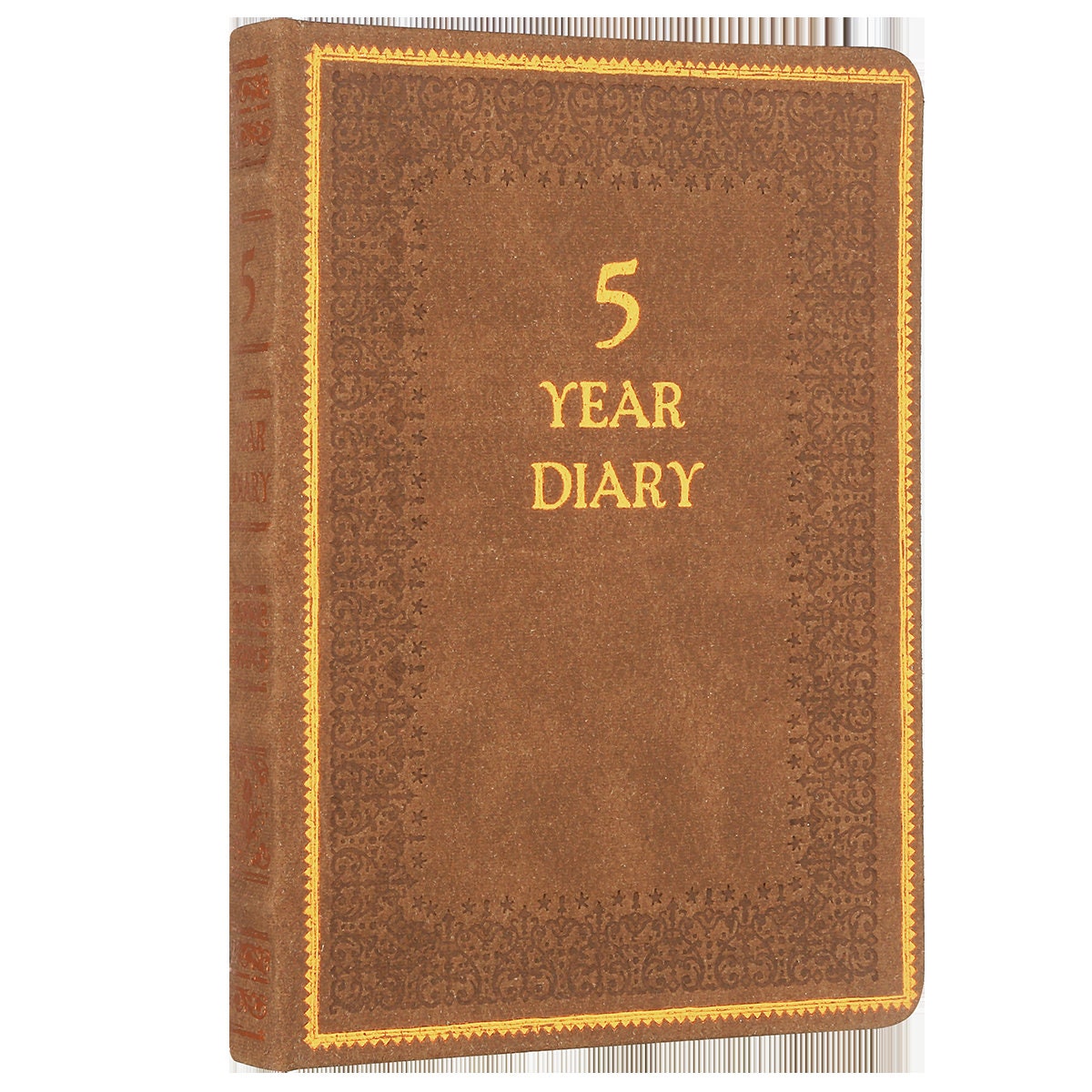 A Line a Day 5 Year Recycled Leather Diary, Vintage Looking for Girls, Women and Men, 4.64x6.6 ...