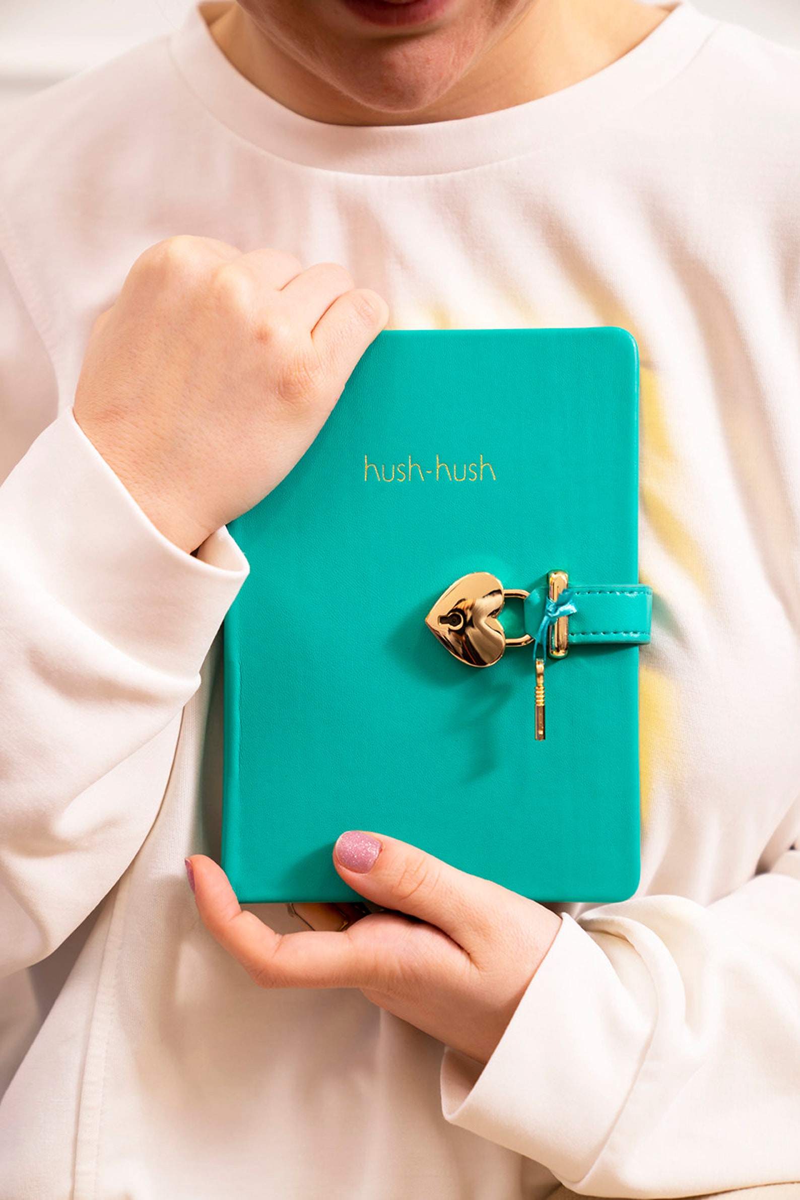 Heart Lock Diary: Mint Green Journal With Key - Etsy