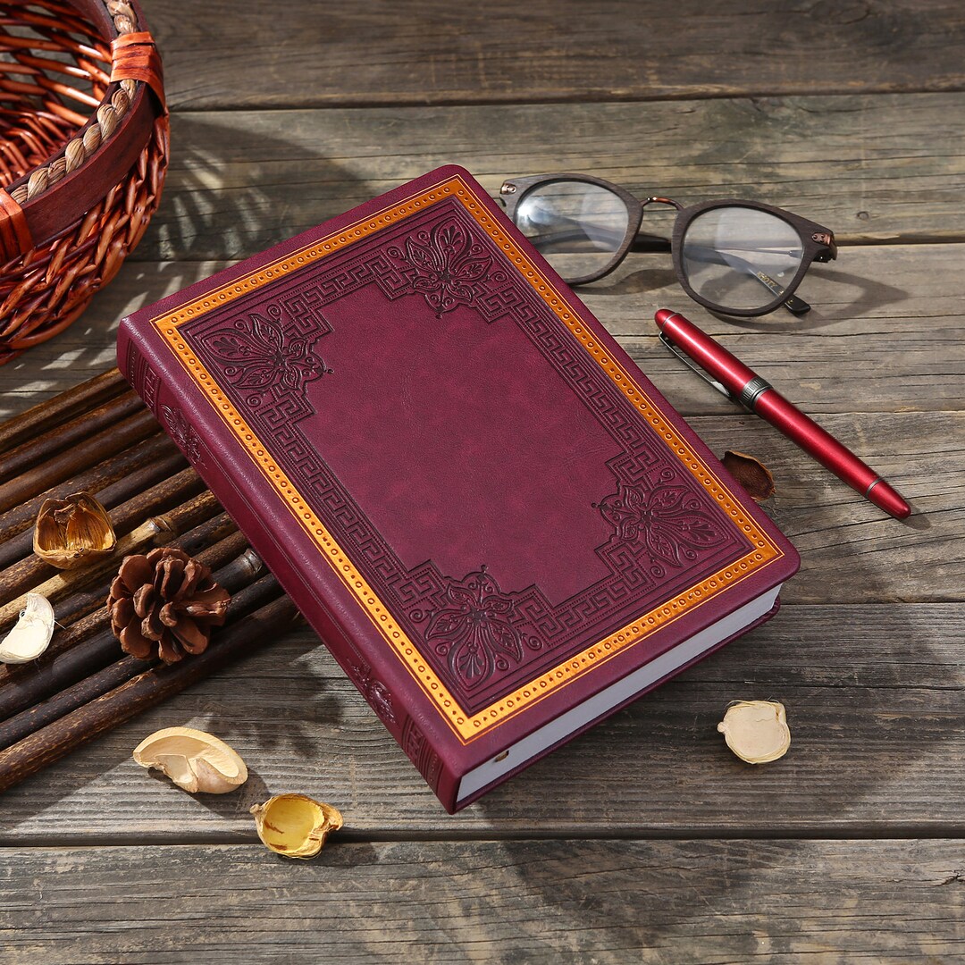 Victoria's Journals Leatherette Vintage Old Looking Sketchbook and ...