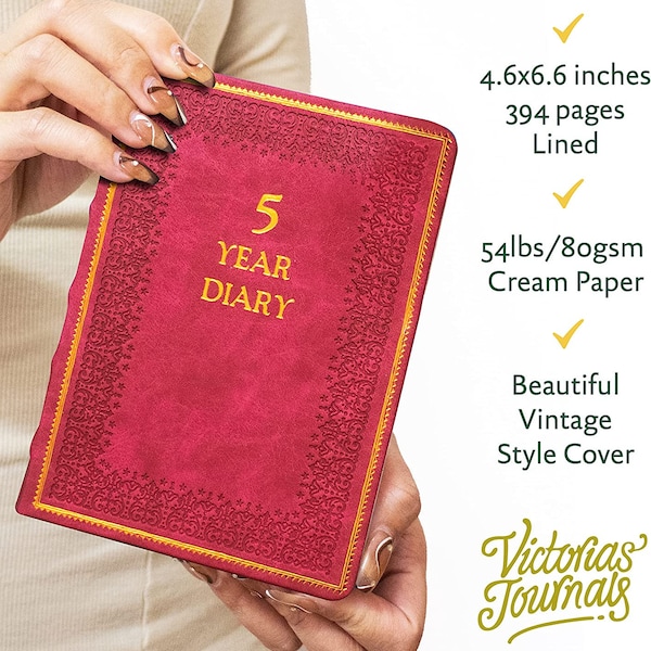 5 Year Diary - Etsy UK