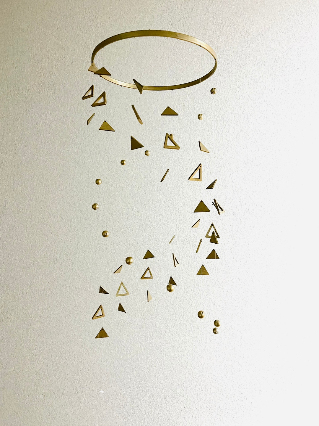 Geometric Baby Mobile Triangle Baby Mobile Boho Mobile - Etsy