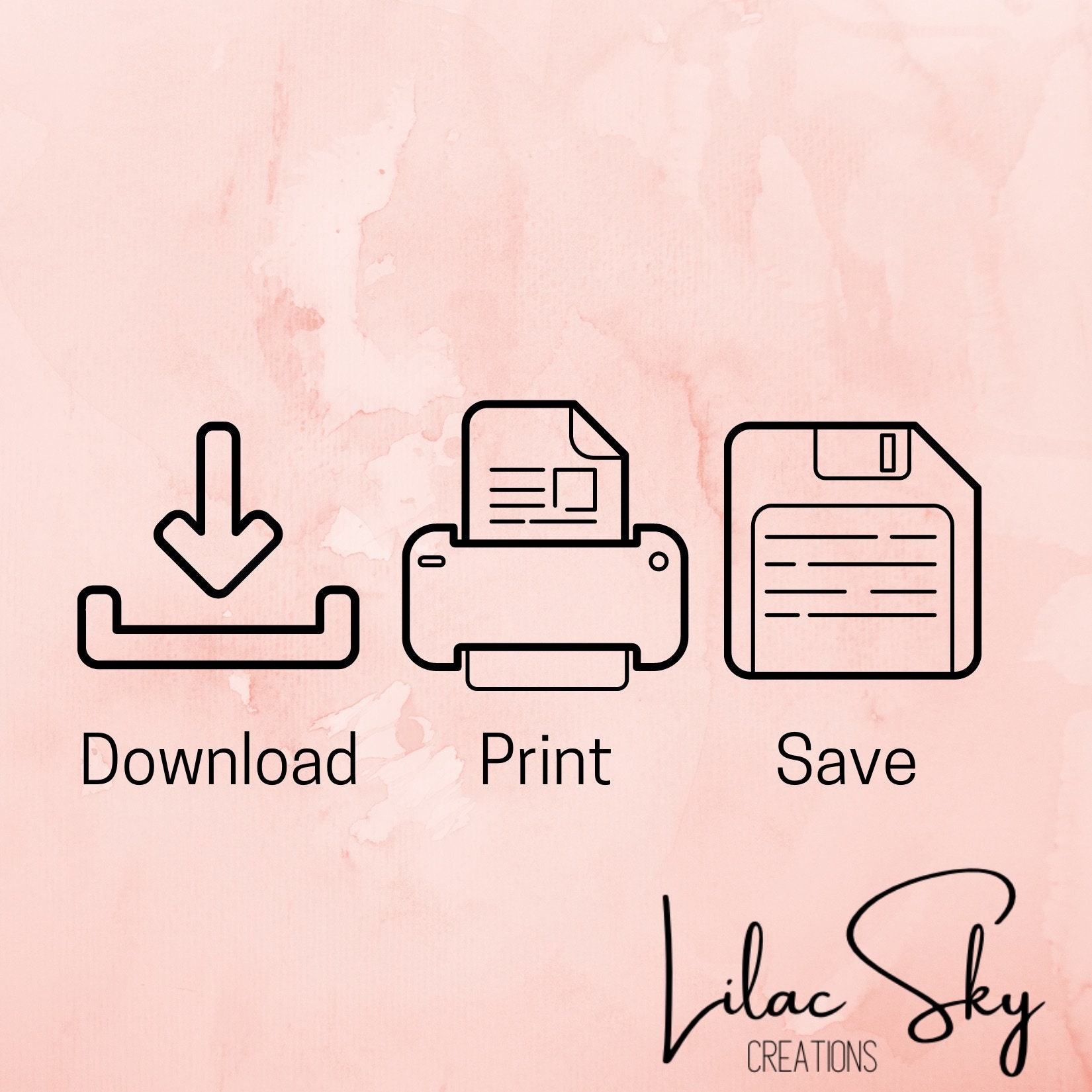 Pink & Green Rose Planner Printable - Etsy