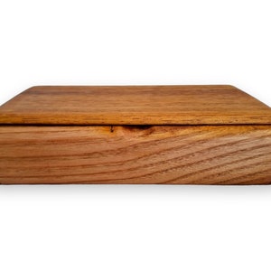 Handmade Chestnut Accessory Box With Reclaimed Wood Lid Unique and ...