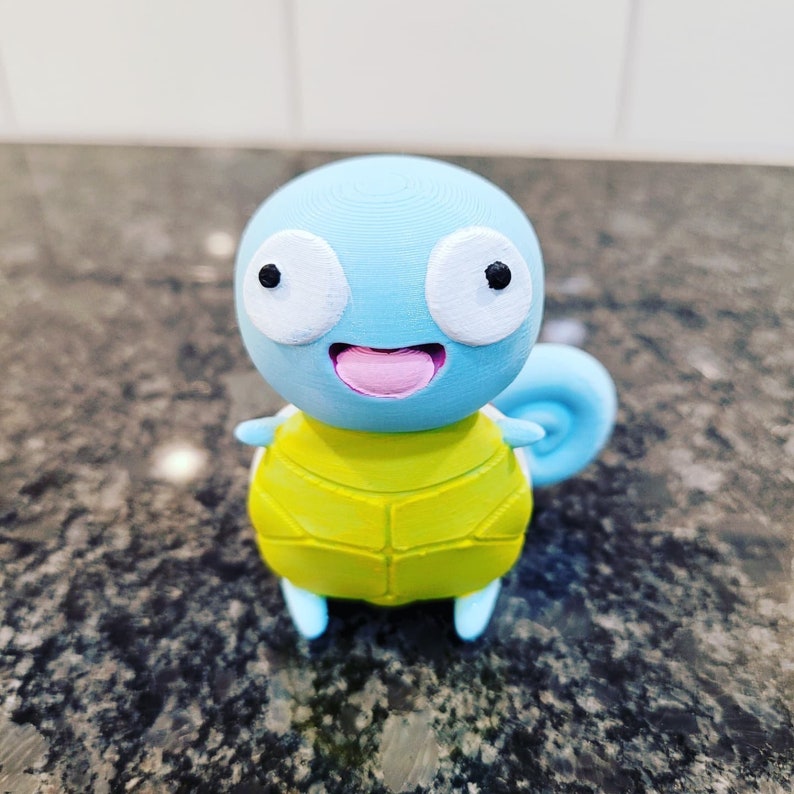 Pokemon-inspired Derpy Fire Lizard Water Turtle 3D Printed - Etsy