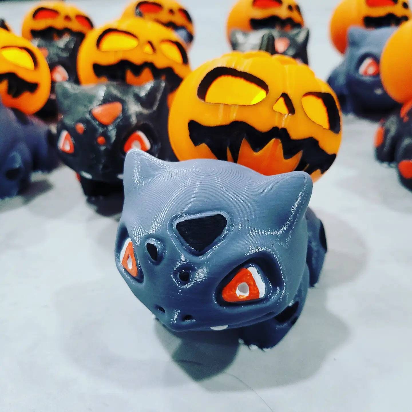 Halloween Bulbasaur-inspired Pumpkin Monster Jack - Etsy