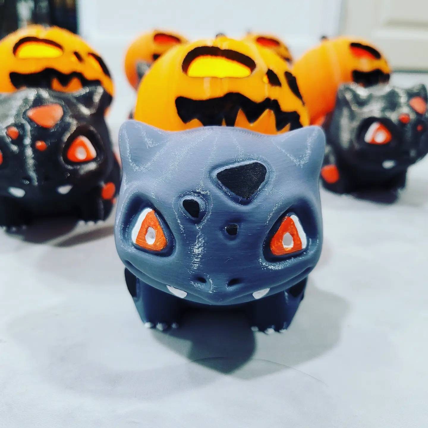 Halloween Bulbasaur-inspired Pumpkin Monster Jack - Etsy