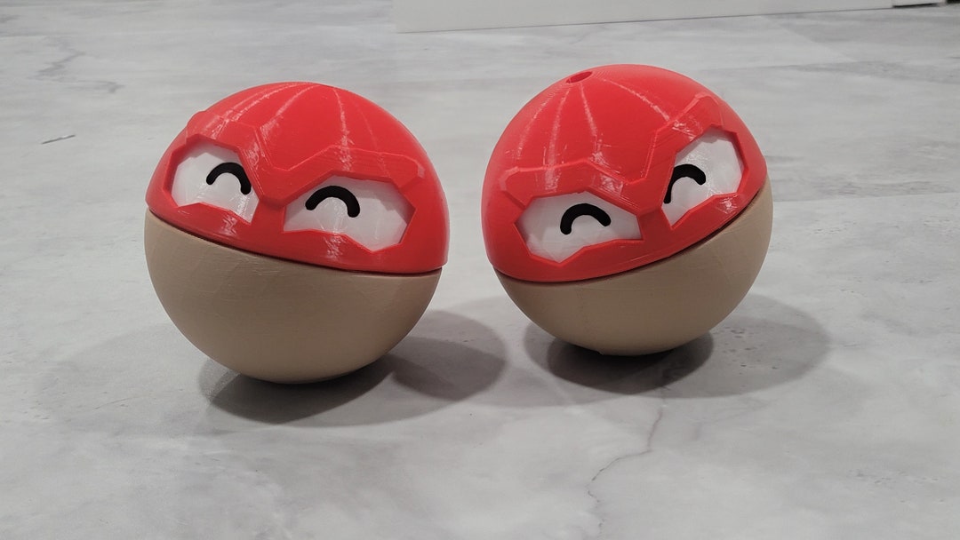 3D Printed Ball Monster Pokemon-inspired Hisuianvoltorb-inspired New ...