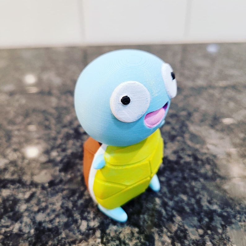 Pokemon-inspired Derpy Fire Lizard Water Turtle 3D Printed - Etsy
