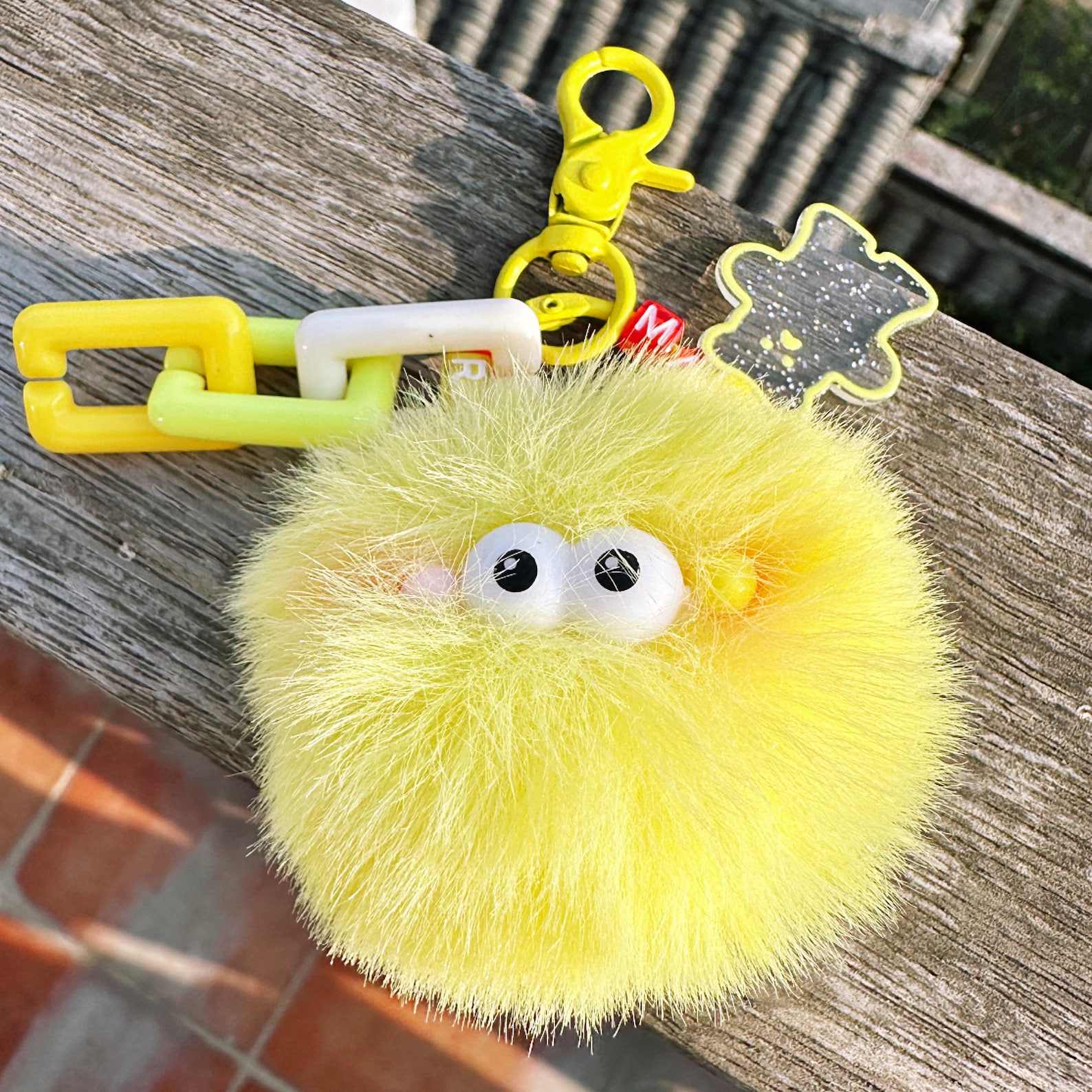 Kawaii Fluffy Buddy Keychain/charm - Etsy