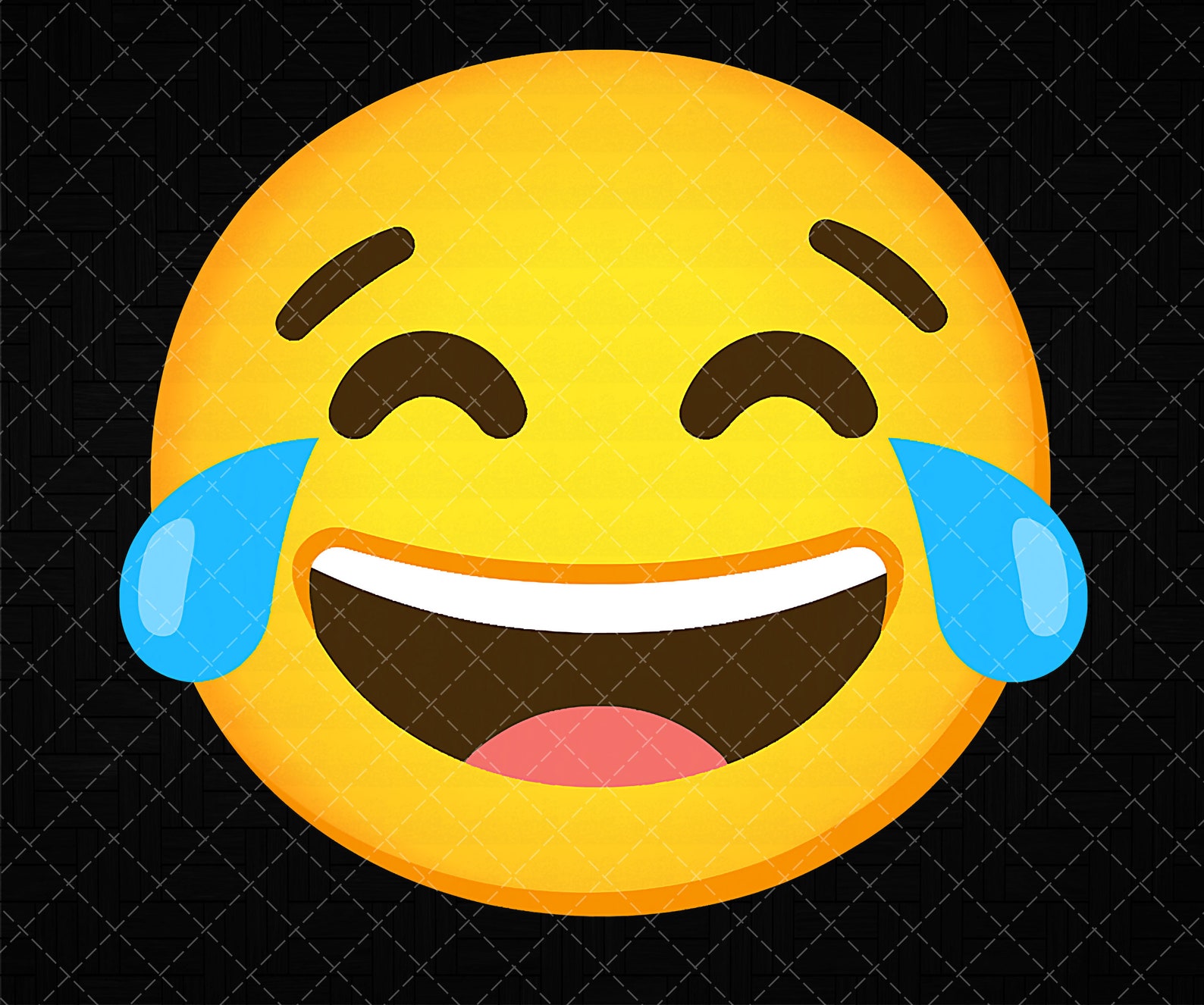 Emoji lachenTränen Gesicht mit Tränen der Freude Geschenk PNG | Etsy