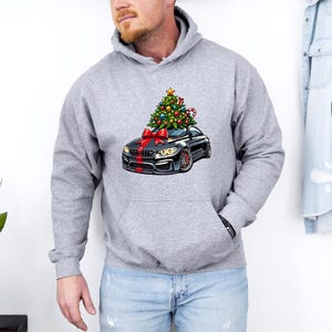 BMW M4 With a Christmas Tree PNG Digital Design for Sweater Hoodie Mugs ...