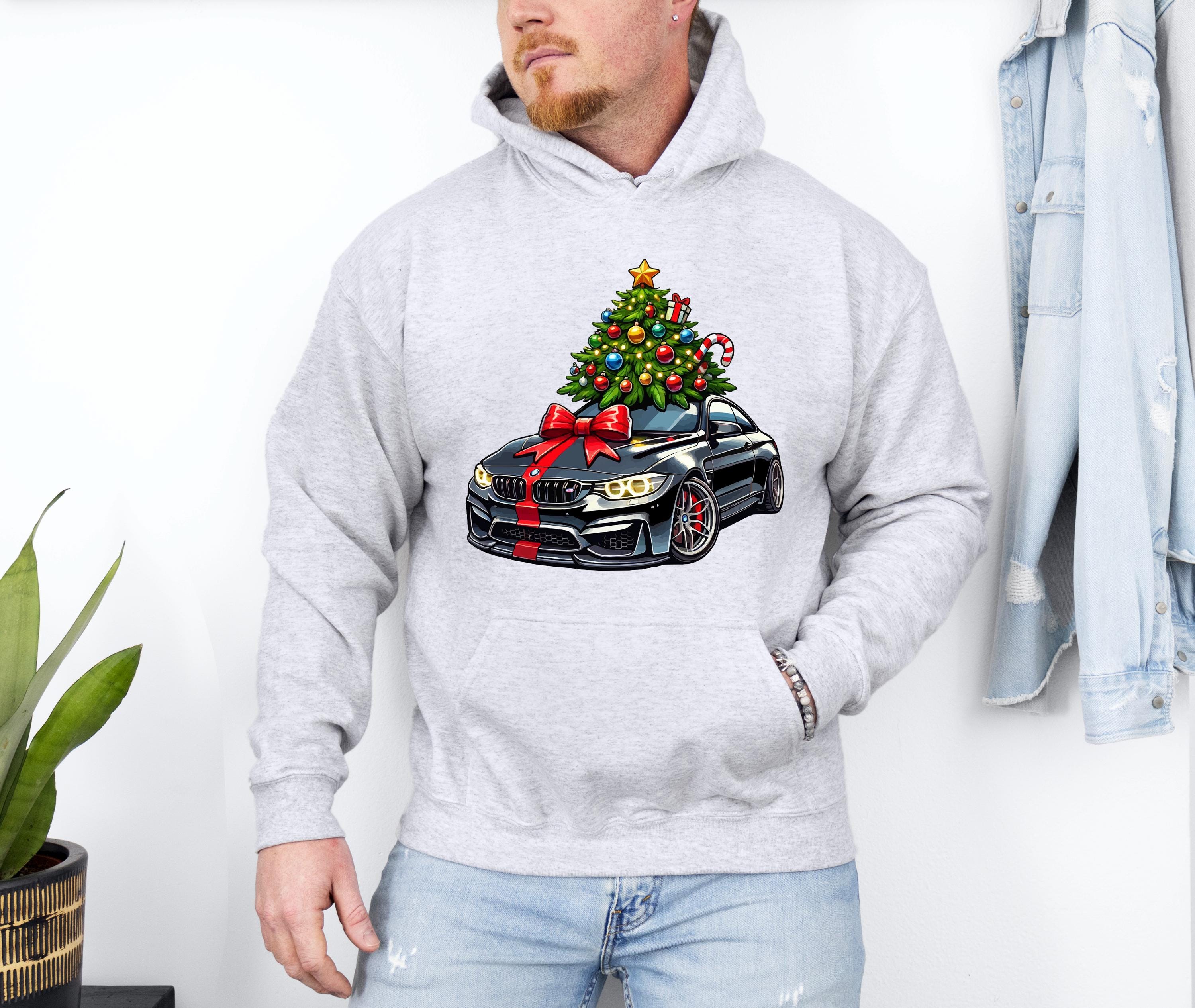 BMW M4 With a Christmas Tree PNG Digital Design for Sweater Hoodie Mugs ...