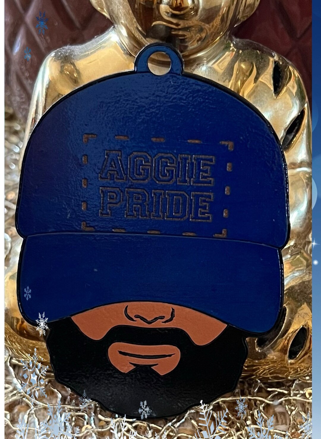 NC A&T Aggie Pride Man With Cap Ornament - Etsy