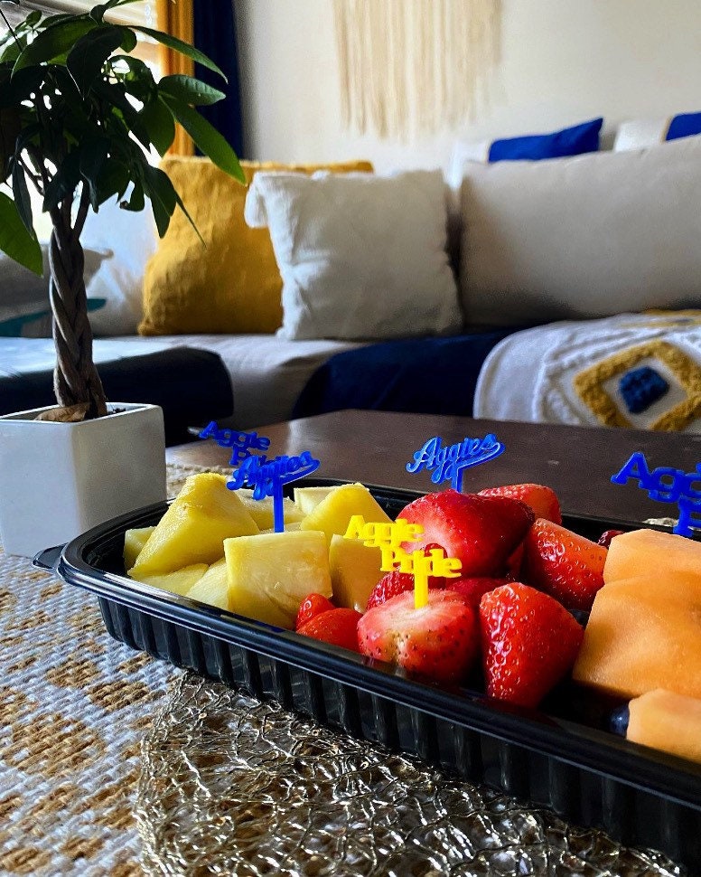 NC A&T Aggies Food Picks 6ct - Etsy