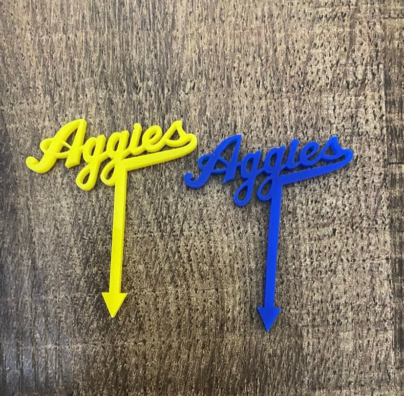 NC A&T Aggies Food Picks 6ct - Etsy