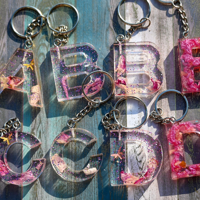 Resin Keychain - Etsy