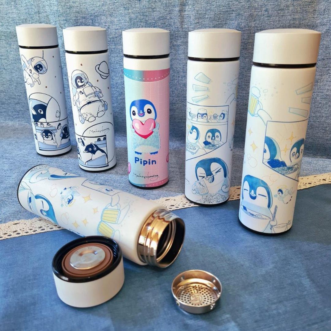 Cute Travel Mug Dishwasher Safe, Pipin & Penguin - Etsy