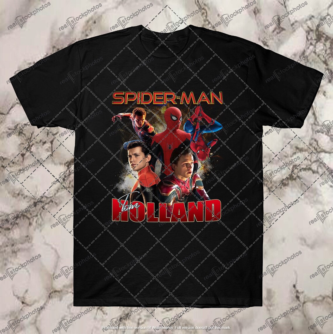 Tom Holland Spiderman Shirt Tshirt Tee Etsy
