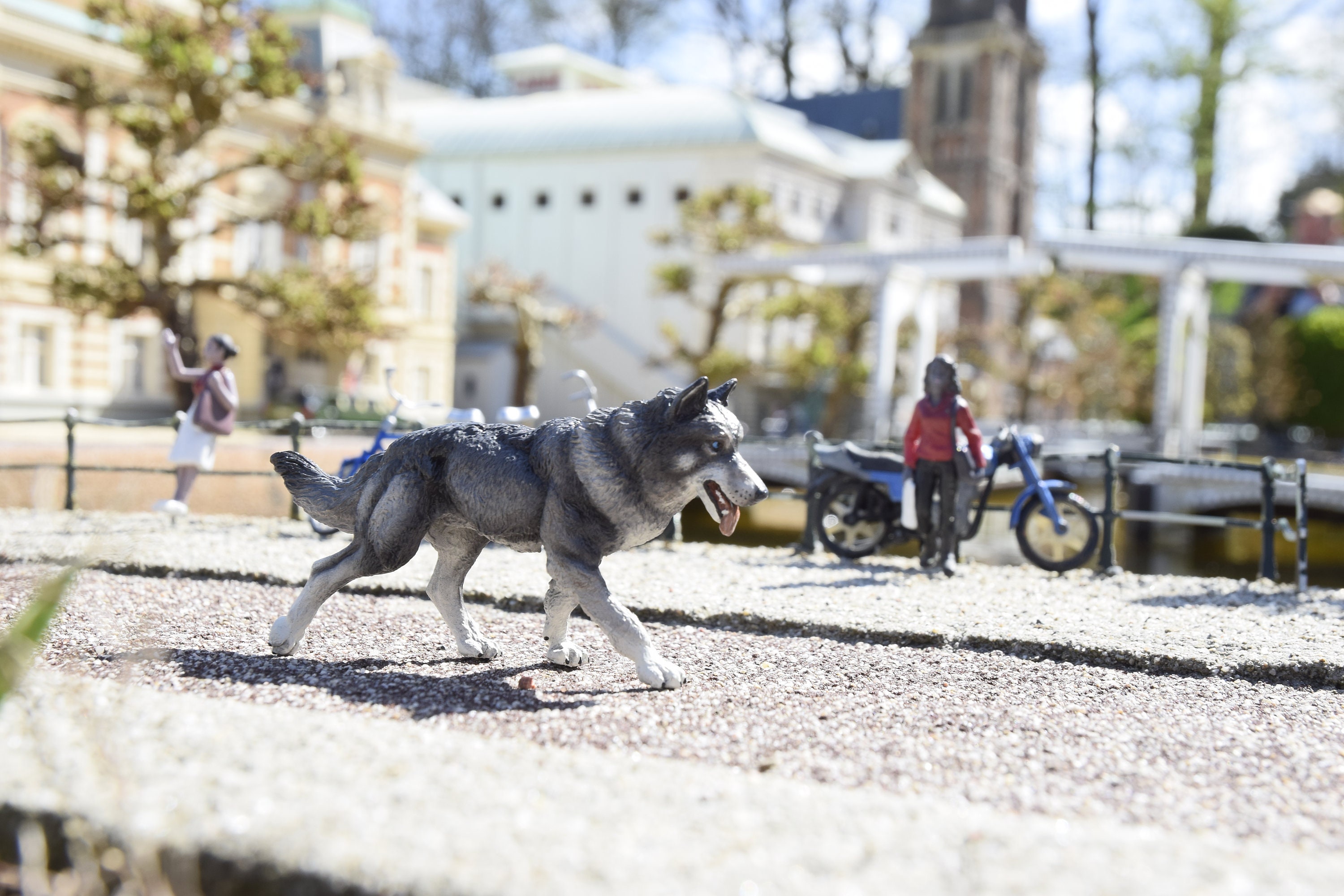 Custom Dog Figure Husky Sled Dog Customized Repaint Papo Wolf - Etsy