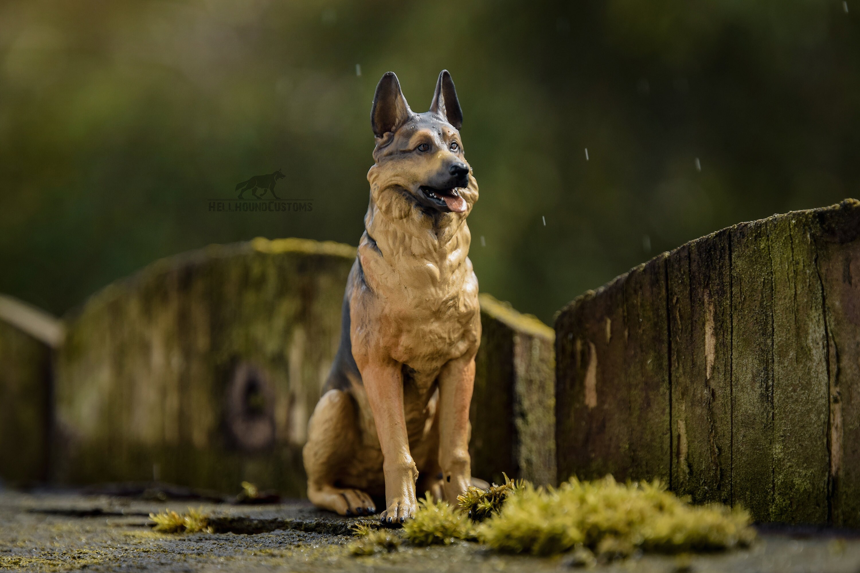 Custom Dog Figurine German Shepherd Repaint 3D Print Resin - Etsy