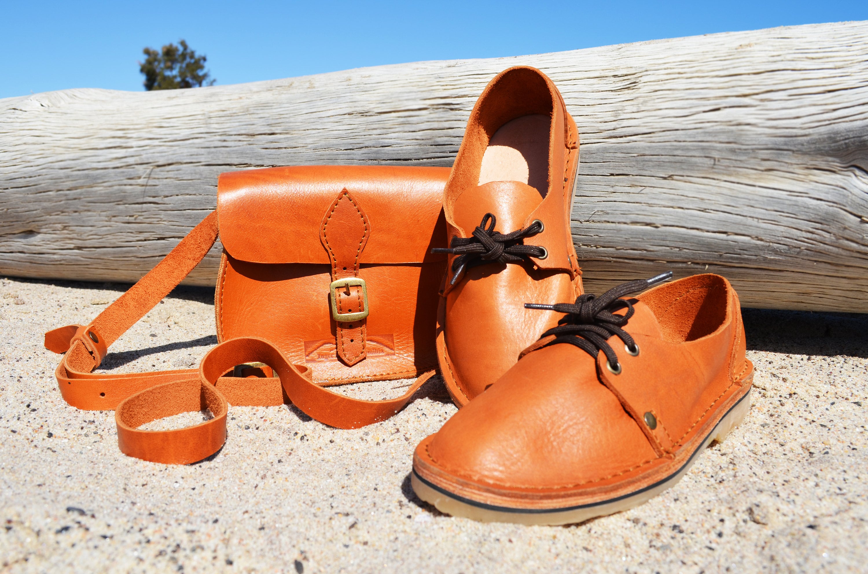 Unique brown handmade Namib real leather vellies shoes and | Etsy