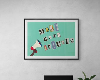 Make Good Trouble Sign - Etsy