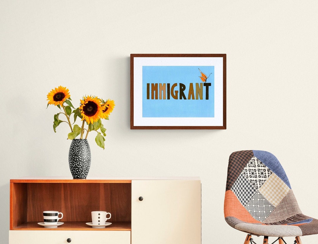 Immigrant Art | Giclée Print | Fine Art Print | Activist Art | Art for ...