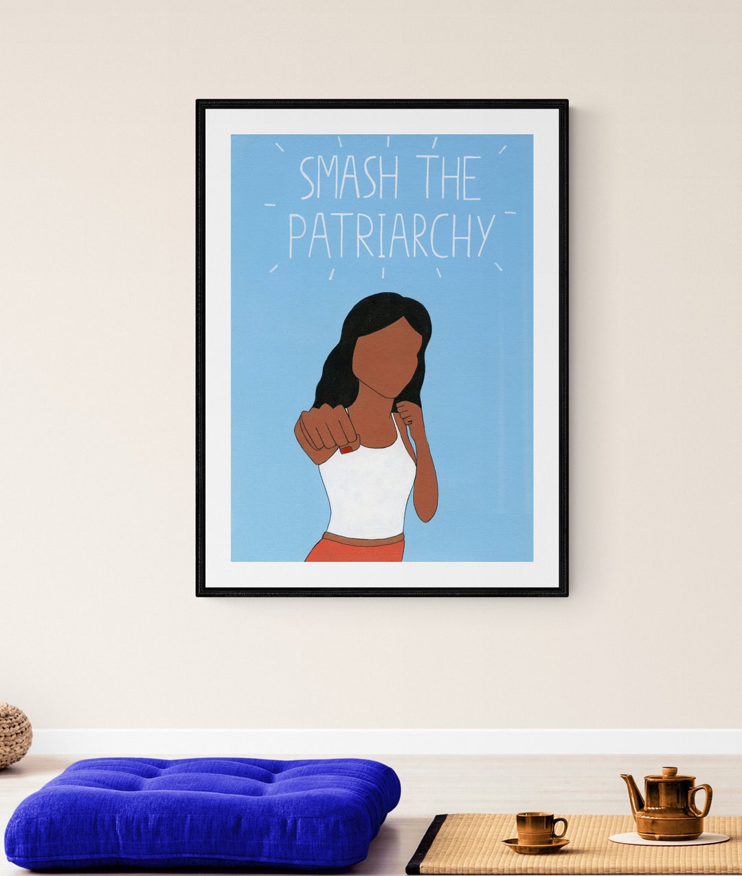 Smash the Patriarchy Wall Art | Feminist Art | Inclusive Art ...