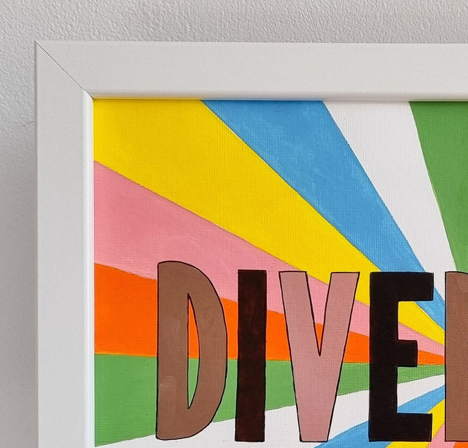 Diversity Wall Art | Word Art | Fine Art Giclée Print | Brown Girl Art ...