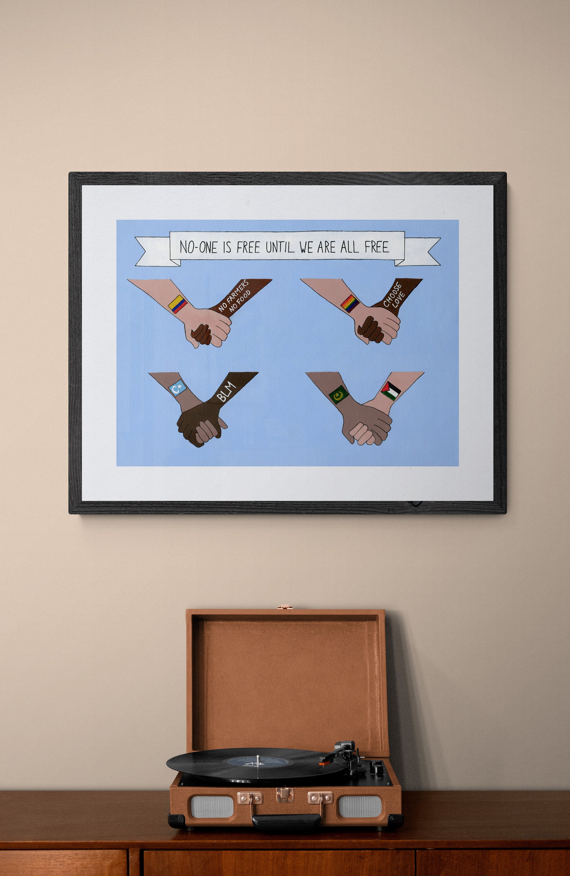 No-one is Free Until We Are All Free | Fine Art Giclée Print ...