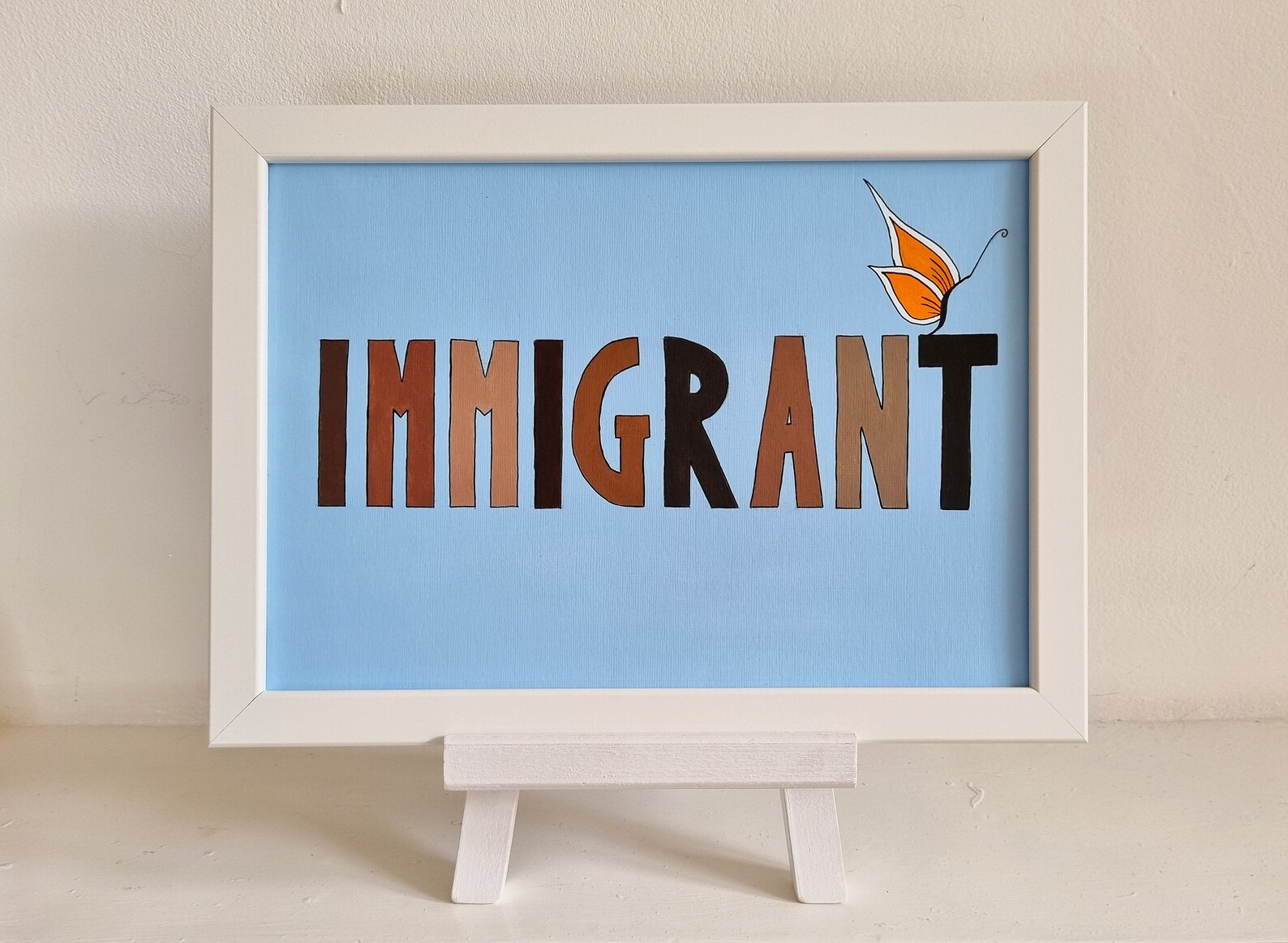 Immigrant Art | Giclée Print | Fine Art Print | Activist Art | Art for ...
