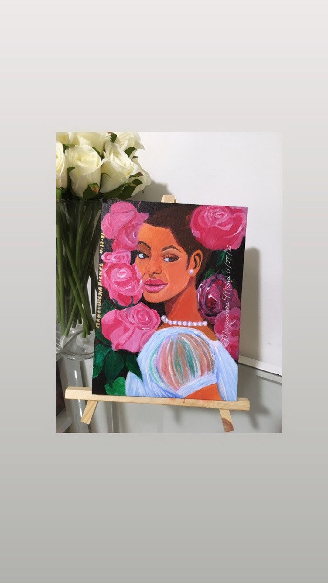 Pearls and Roses by Manoucheka Michel - Etsy