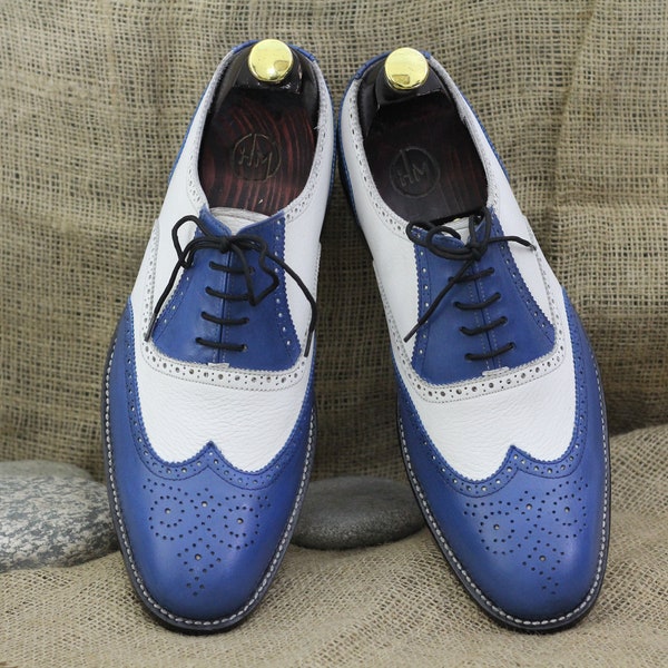 Wing Tip Oxfords - Etsy